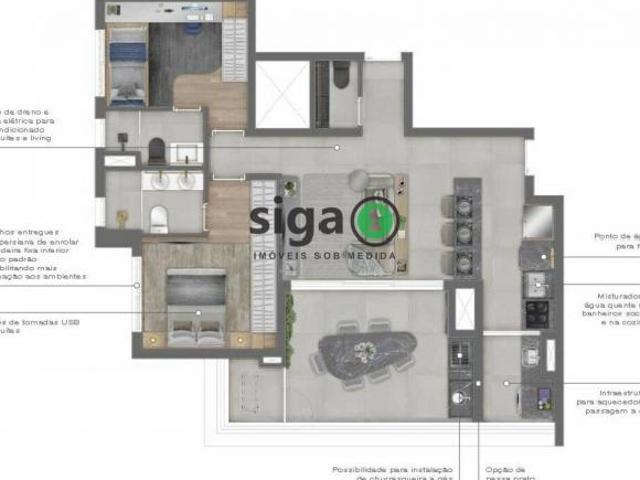 LED Vila Madalena: 87 m² | 2 suítes | lazer completo | a poucos metros do metrô