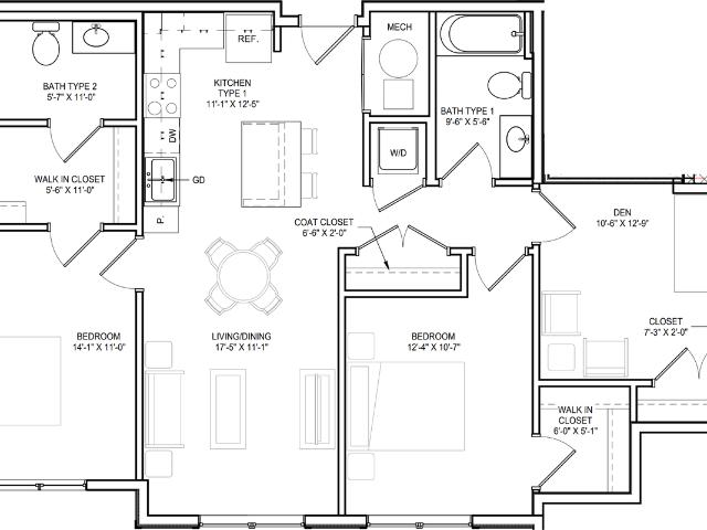 Legacy at Cedar Lane 2 Bedroom Apartment for Rent at 5597 Cedar Ln, Columbia, MD 21044 Harpers Choice