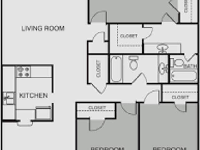 Legacy Pointe 1 Bedroom Apartment for Rent at 6838 Cantrell Rd, Little Rock, AR 72207