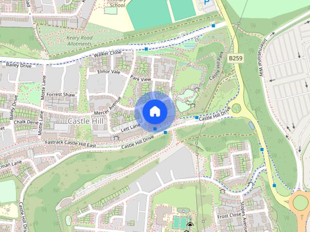 Lett Lane, Castle Hill, Ebbsfleet Valley, Swanscombe, DA10
