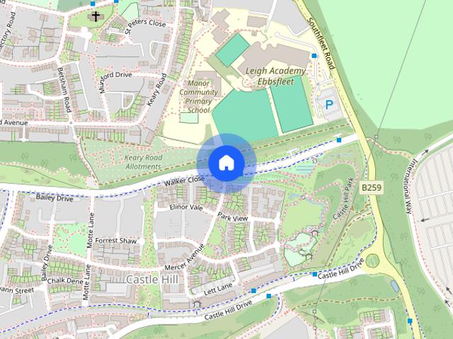 Lett Lane, Castle Hill, Ebbsfleet Valley, Swanscombe, DA10