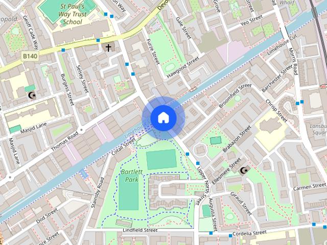 Limehouse Cut Canal, London, E14