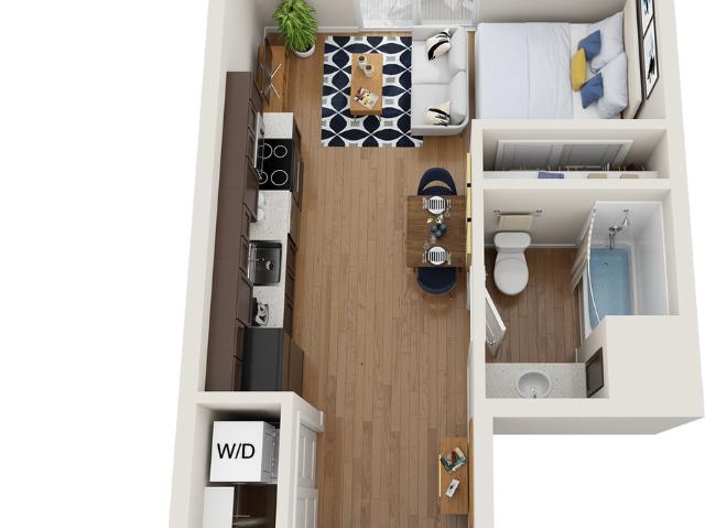 Lincoln Park Flats Studio Apartment for Rent at 2102 W Superior St, Duluth, MN 55806 West End
