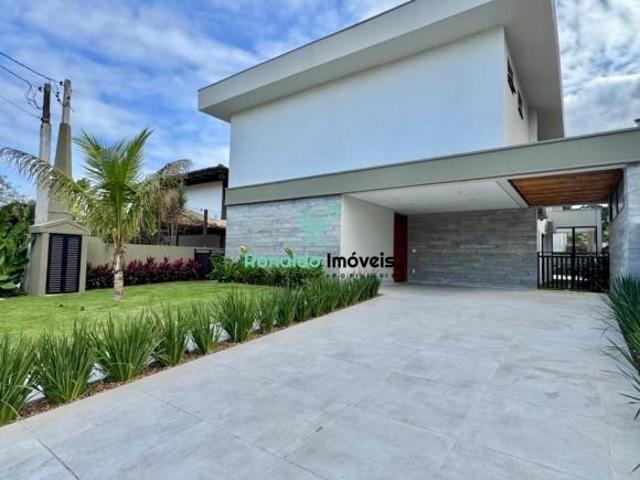Linda Casa Nova De Alto Padrão em Condomínio Fechado Hanga Roa em Bertioga SP