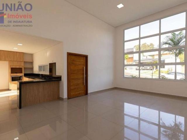 Linda Casa a venda em Condomínio fechado em Indaiatuba/SP 03 suítes, planejados em todos os ambien