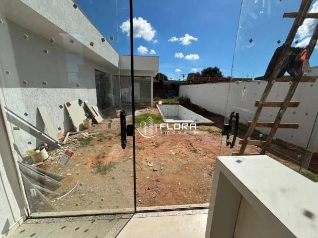 Linda casa com 3qts em final de construção, 192 m² por R$ 1.300.000