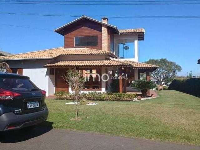 LINDA CASA DE CAMPO EM ESTILO COLONIAL NO HORIZONTE AZUL II ITUPEVA/JUNDIAÍ