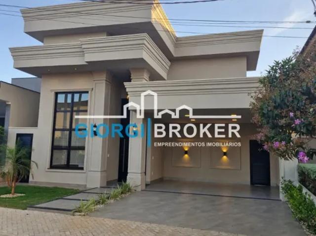 Linda casa de luxo em condomínio no Quinta do Lago Residence em São José do Rio Preto SP 3 suítes