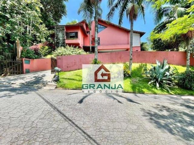 Linda casa rústica contemporânea à venda, 256 m² por R$ 2.450.000 Granja Viana Cotia/SP