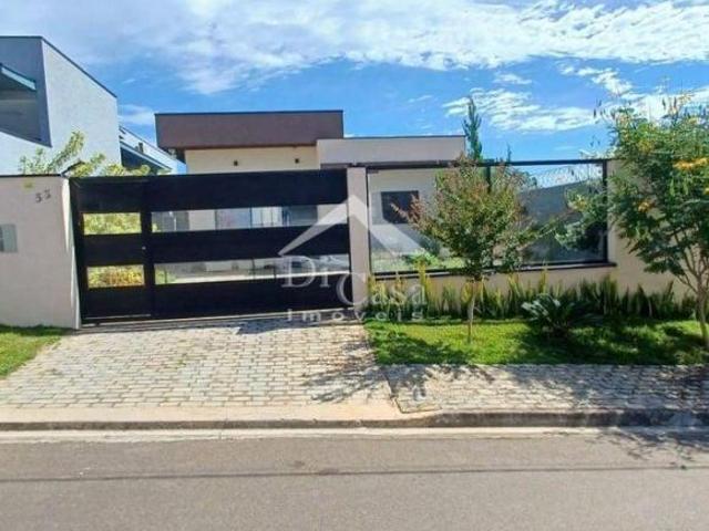 Linda Casa Térrea com 3 Quartos, Suíte e Edícula à Venda em Atibaia