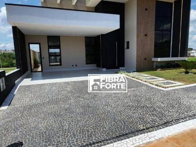 Linda casa térrea em condominio em Paulinia com 185 metros 3 suites