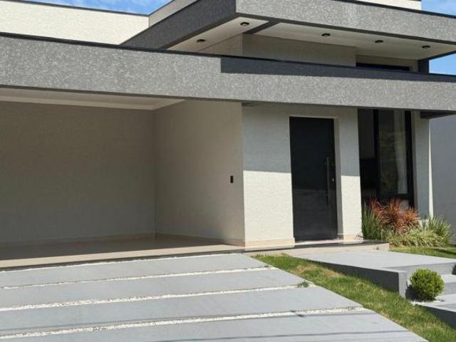 Linda casa térrea mobiliada, nova, moderna Condomínio Parque Imperador