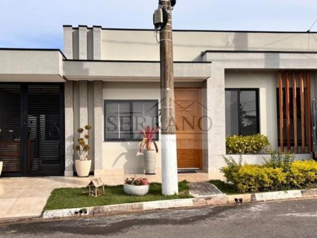 LINDA CASA TÉRREA PARA VENDA NO CONDOMINIO PORTO DO SOL EM LOUVEIRA