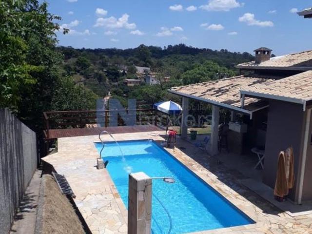 Linda chácara à venda Campo Limpo Paulista/SP, terreno 1100m2, área construída 262m2, piscina, garag