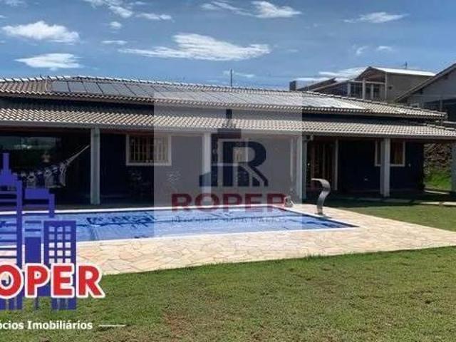 LINDA CHÁCARA DE 1.087 M²/CASA SEDE/PISCINA/ÁREA GOURMET À VENDA NO CONDOMINIO FECHADO EM MAIRINQUE