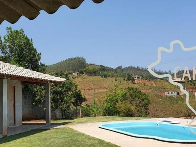 Linda chácara formada em Paraibuna! Com casa, piscina e quiosque!