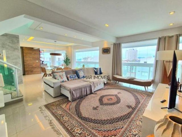 LINDA cobertura com 522m² a 100 metros da praia das Pitangueira no Guarujá!