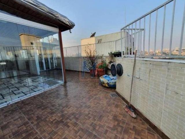 Linda cobertura de 200 m² Próx. ao metrô São Judas, sol da manhã nas janelas dos quartos e cozinha