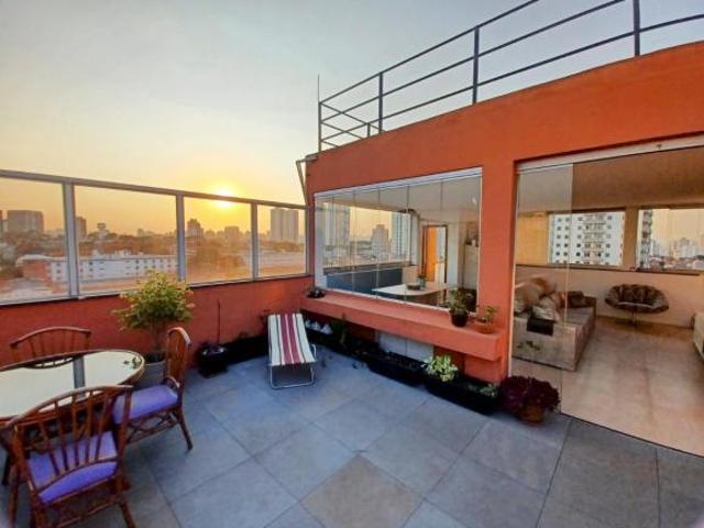 Linda Cobertura Duplex no Miolo do Ipiranga, 161m² Privativos, Vista Privilegiada de toda São Paulo!