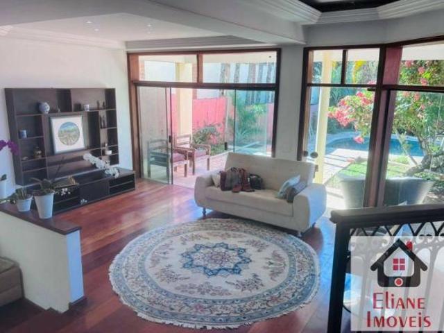 Linda Mansão com 4 dormitórios à venda, 443 m² por R$ 2.500.000 Caminhos de San Conrado Campinas