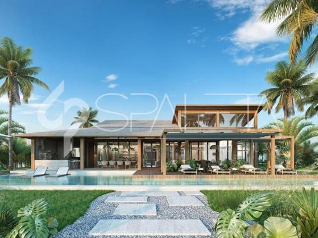 Lindíssima mansão tropical em fase avançada de construção à venda na Fazenda Boa Vista