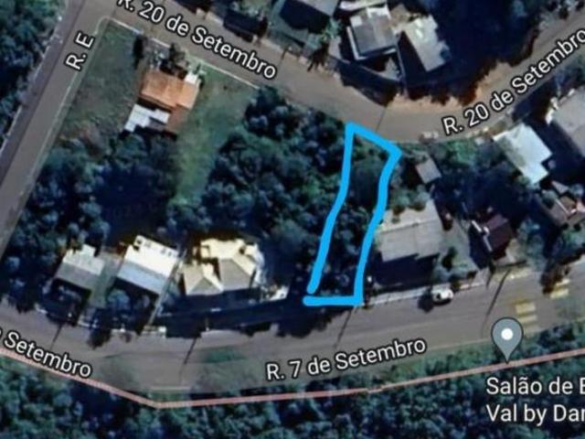 lindo terreno com duas frentes em NOva Santa Rita RS