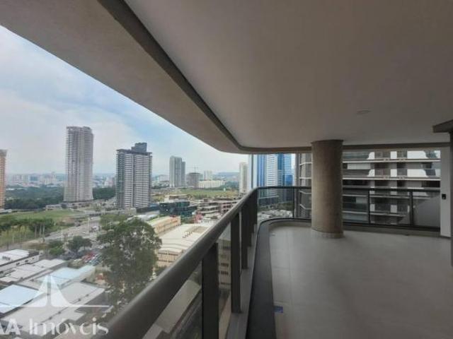 LINDO APATO ALPHAVILLE, NUNCA HABITADO, 3 SUÍTES, 3 GARAGENS, VISTA LIVRE