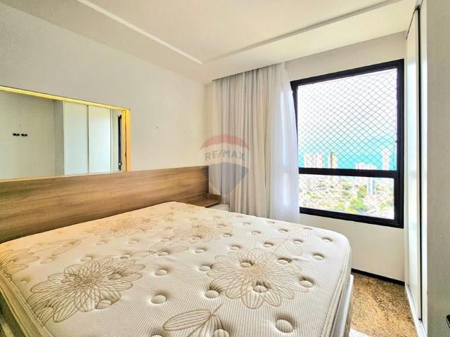 Lindo apart. mobiliado no Ed. Studio da Praia em Ponta Negra com vista mar e Morro do Careca