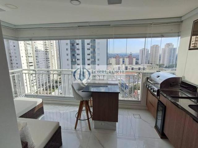 Lindo Apartamento 2 Dormitórios, Suíte, 1 Vaga, Varanda Gourmet no Tatuapé