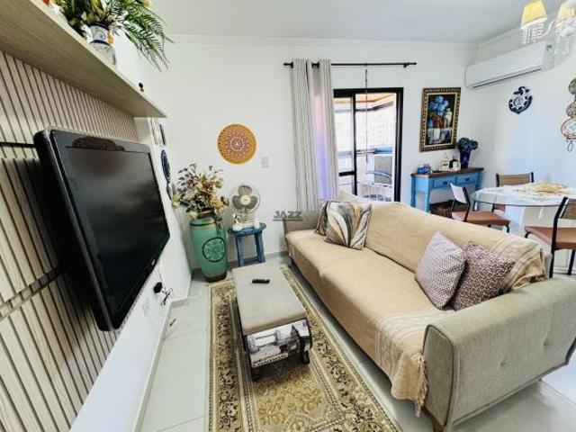 Lindo apartamento 2 dormitorios sendo 1 suite mobiliado no Canto do Forte Praia Grande