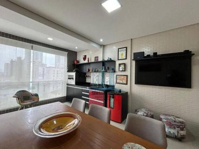 Lindo apartamento à venda, 3 suítes, varanda gourmet, à uma quadra da praia. Embaré, Santos SP