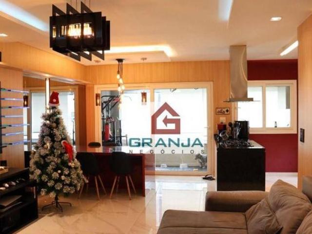 Lindo Apartamento com 3 dormitórios/02 suítes venda, 107 m² por R$ 1.180.000 Granja Viana Costa d