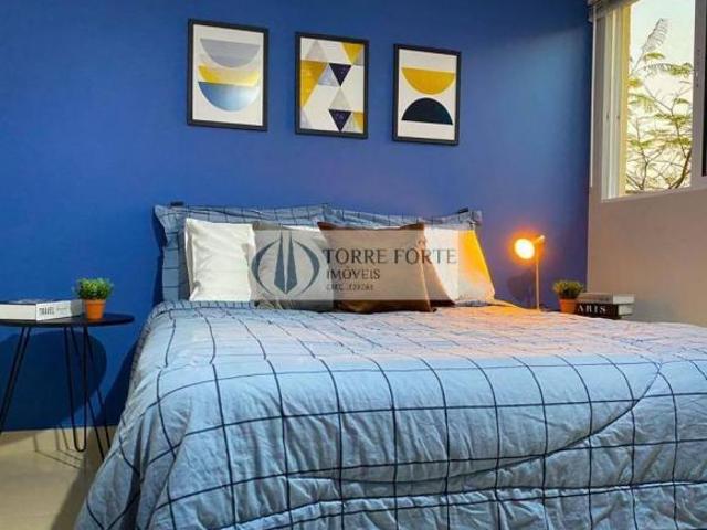Lindo apartamento com 1 dormitorio sem vaga com sacada na Vila Guilhermina
