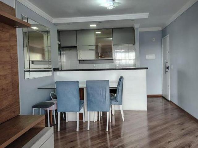 Lindo apartamento de 75m2 com 3 dormitórios e churrasqueira na varanda
