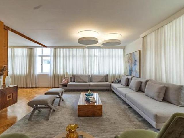 LINDO APARTAMENTO EM HIGIENÓPOLIS 270M2 DE LUXO COM 3 DORMS SENDO 1 SUÍTE 3 VAGAS DE GARAGEM