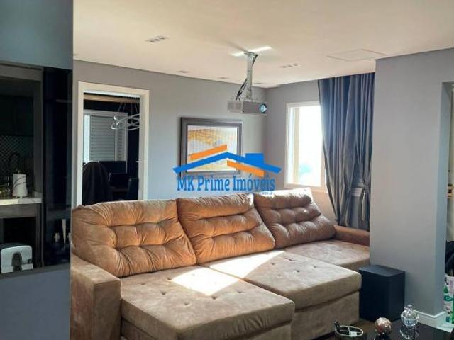 Lindo apartamento mobiliado 76,15m² com 2 dormitórios sendo 1 suíte