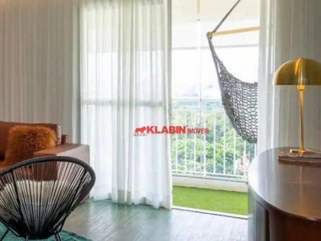 LINDO APARTAMENTO MOBILIADO, PORTEIRA FECHADA 76 m2 1 DORMITÓRIO, SALA AMPLIADA VISTA PARA PAR