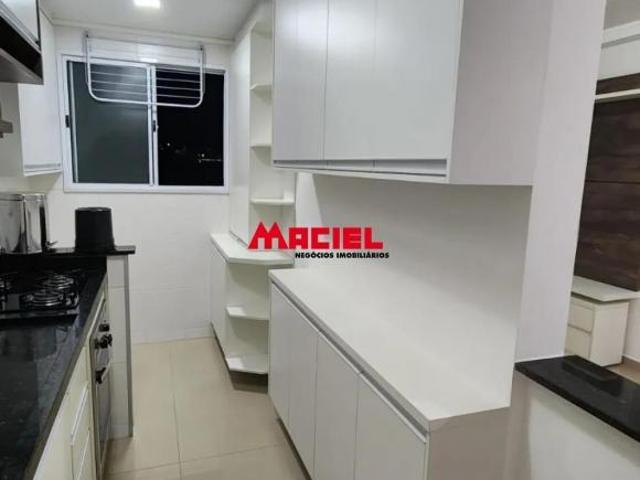 Lindo apartamento no condomínio Residencial Pitangueiras com 47m², 2 dormitórios, sendo1 com móveis