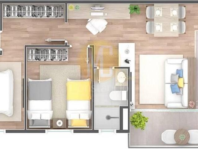 LINDO APARTAMENTO PARA VENDA NO JD SATELITE 2 QUARTOS, SUITE, COM VARANDA!