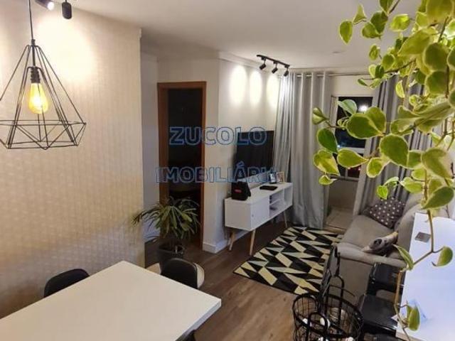 Lindo apartamento, pronto para morar, mobiliado com 2 dormitórios, sacada e 1 vaga de garagem