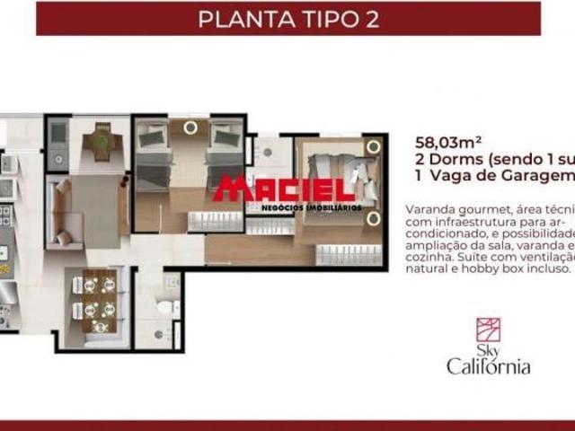 Lindo Apartamento SKY Califórnia Jacareí Excelente oportunidade!