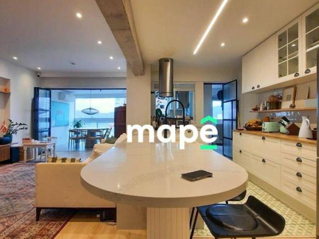 Lindo Apê morderno, todo mobiliado com 2 suites à venda, 135 m² Ponta da Praia Santos/SP