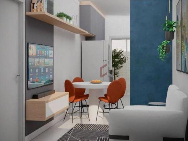 LINDO APTO NA CIDADE PATRIARCA MAJOR GOMES RIBEIRO, 2 DORMS, SALA, COZINHA, 1 WC, 32M², A. SERV