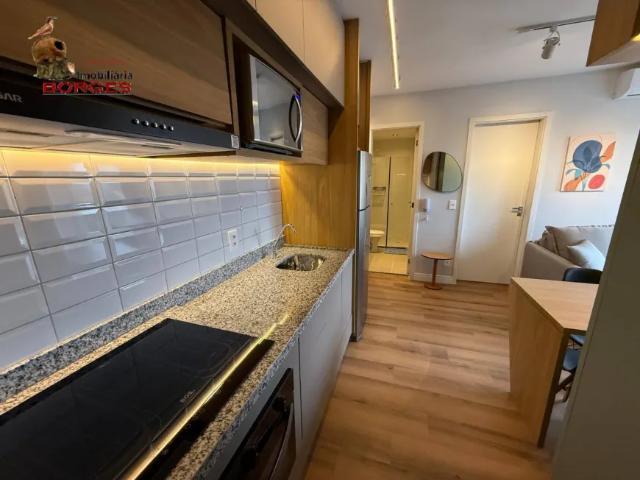 Lindo novo studio mobiliado muito bom gosto locação ótimo lazer