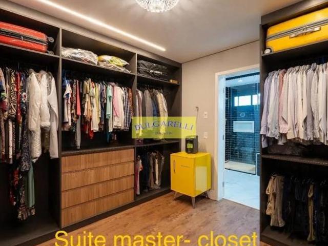Lindo Sobrado Alto Padrão à venda 5 Suites, 8 Vagas, Piscina, Estilo Industrial, Condomínio Reser