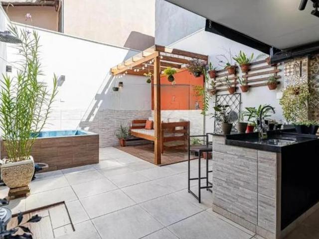 Lindo Sobrado 130m² 3 Suítes 3 vagas Vila Assunção Santo André/SP