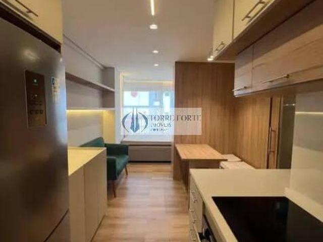 Lindo studio com 31 m² mobiliado, a 280 m da Estação do Metro Vila Madalena