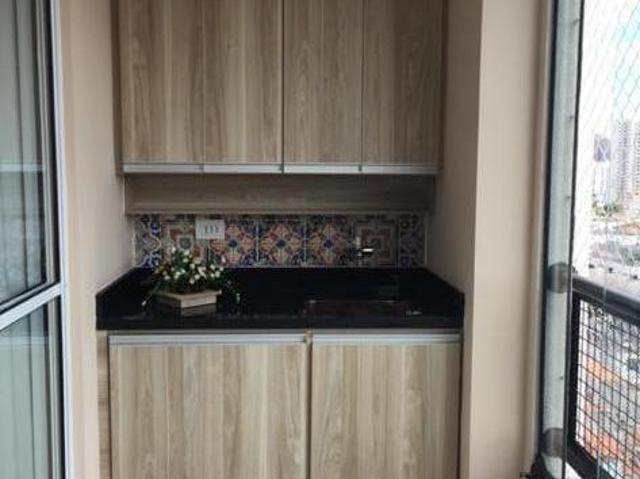 Lindo Studio a Venda no Cambuci, SP, com moveis planejados, sacada envidraçada