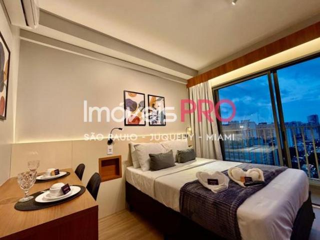 Lindo Studio decorado e mobiliado
