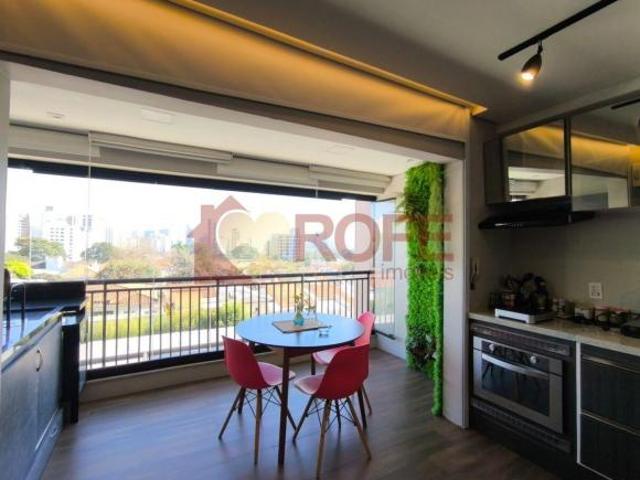 LINE UP CAMPO BELO | STUDIO | 35 m² | MOBILIADO | VAGA | VARANDA FECHADA COM VIDRO